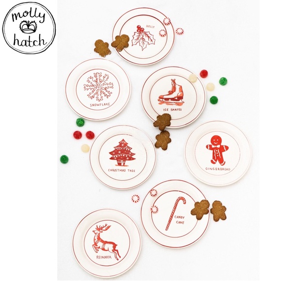 Molly Hatch | Dining | Molly Hatch Holly Holiday Icon Plate | Poshmark